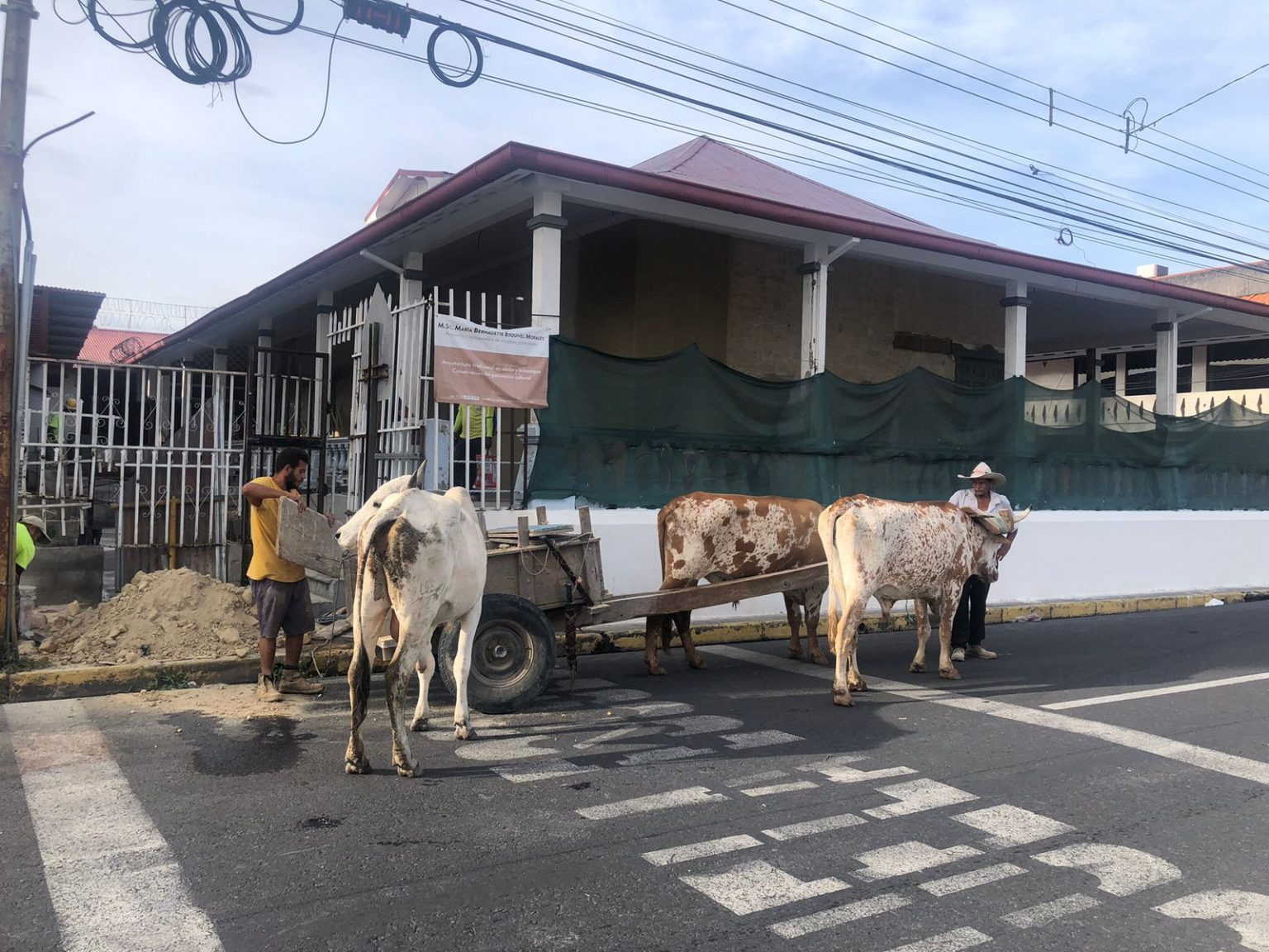 Historic building in Liberia restored using traditional techniques